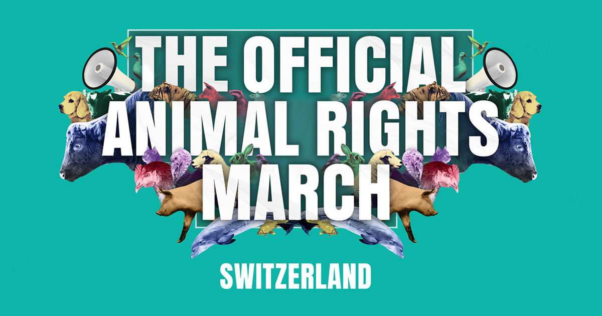 Tier­rechts­demo am 16. August 2025 | Animal Rights March Zürich